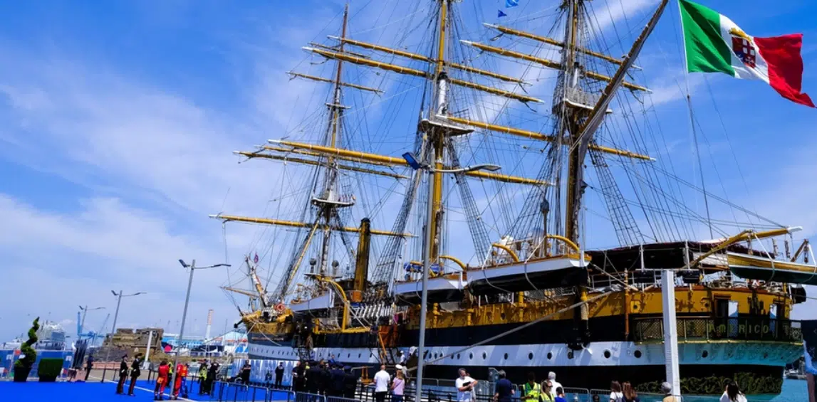 Ship Amerigo Vespucci in La Spezia, events in June The Lemonspot